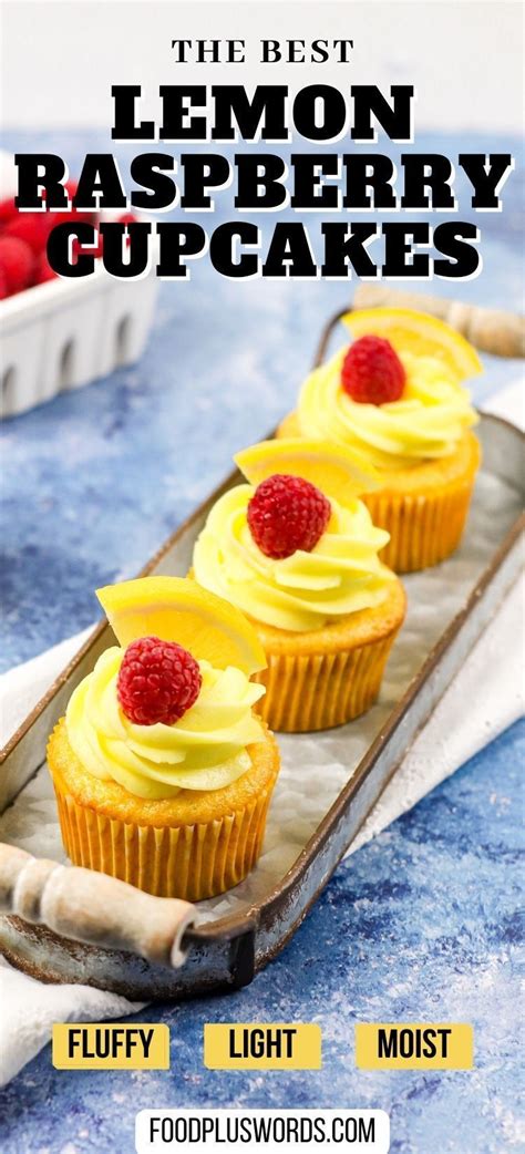 The Best Lemon Raspberry Cupcakes Using Cake Mix Recipe Delicious Desserts Baking Lemon