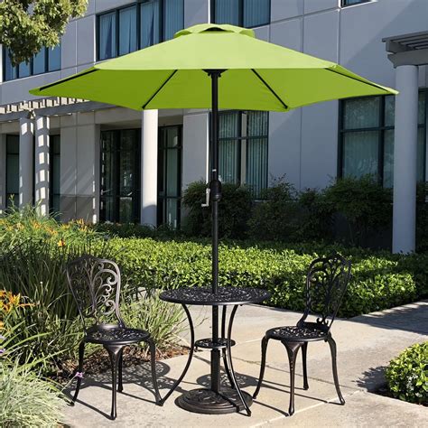 Maypex Outdoor Patio Umbrella 75 Ft Green Weather Resistant Steel
