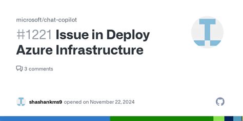 Issue In Deploy Azure Infrastructure · Issue 1221 · Microsoftchat