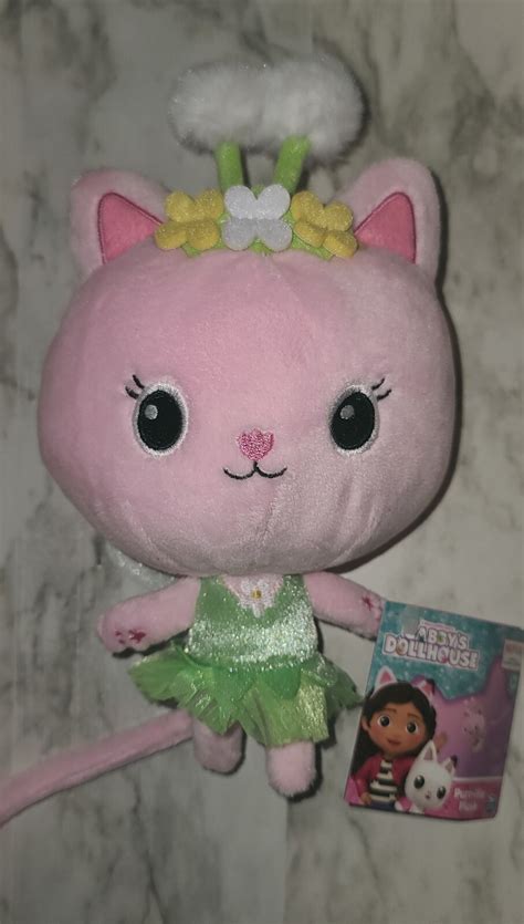 Gabbys Dollhouse Kitty Fairy Wings 7 Plush Netflix Purr Ific