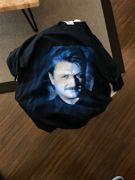 Vintage Tee Shirt Joe Diffie Tour American Singer Fesyen Pria