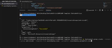 How To Create A JSON ARM Template With Visual Studio Code DEV Community