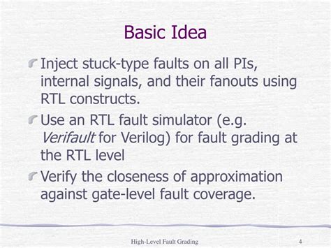 Ppt High Level Fault Grading Powerpoint Presentation Free Download