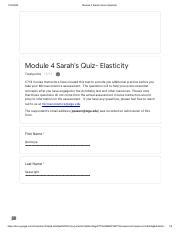 Module Sarah S Quiz Elasticity Pdf Module Sarah S Quiz