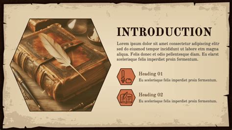 Free Old Book Presentation Theme For PowerPoint And Google Slides PPT Slides
