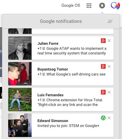 From Google Notifications To Google Notifications