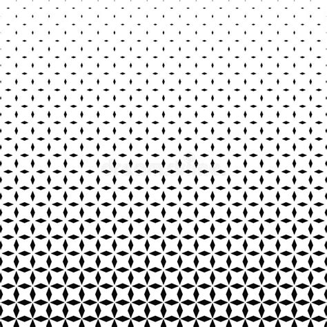 Monochrome Rhombus Shape Pattern Design Background Stock Vector Illustration Of Rectangle