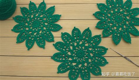 钩针编织花样花片图解合集 知乎