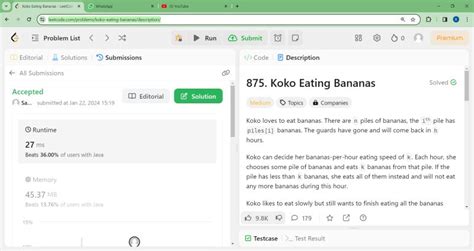 Samarth Bide On Linkedin Leetcodechallenge Codingjourney Day22of350