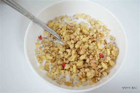 바쁜 직장인 아침은 골든그래놀라 후르츠맛으로 황금 같은 아침을 네이버 블로그