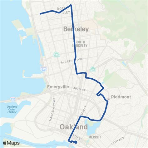 Ac Transit 12 Bus Sf Bay Area