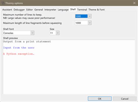 Shell Output Font Appearance · Issue 698 · Thonnythonny · Github