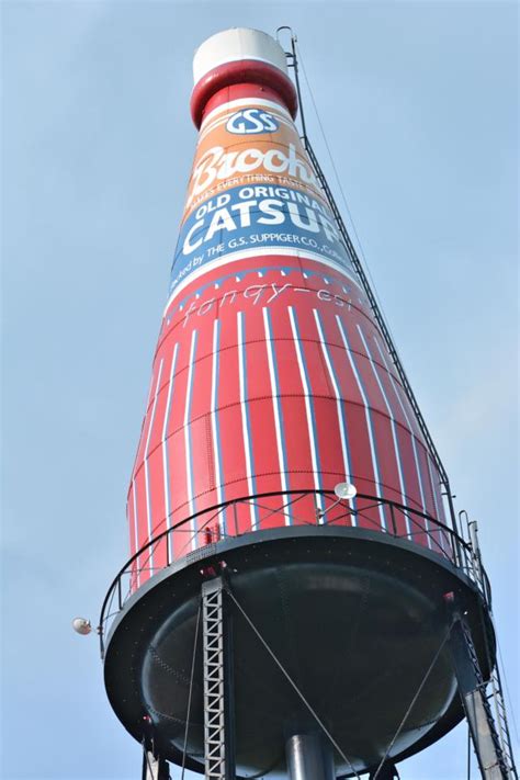 The Worlds Largest Catsup Bottle Collinsvilles Eiffel Tower