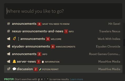 Can T Find Search For Any Of All Channels Across All Servers On Android Mobile Discord