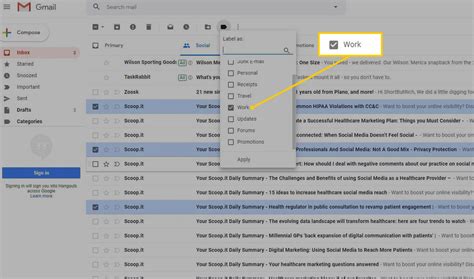 how to organize and categorize messages in gmail with labels