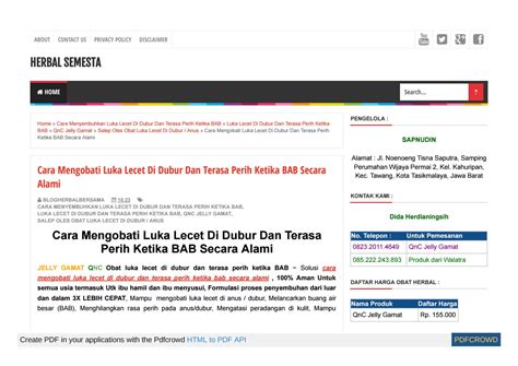 Cara Mengobati Luka Lecet Pada Dubur Homecare24