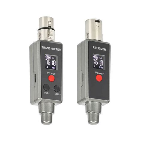 2 4g Microphone Transmitter And Receiver Wired Microphone To Wireless Microphone System Xlr
