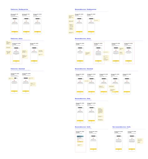 Uxui Design Esim Fatalrecoverable Error Screens Behance