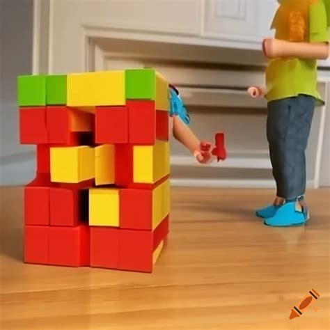 Image Of Connecting Blocks On Craiyon