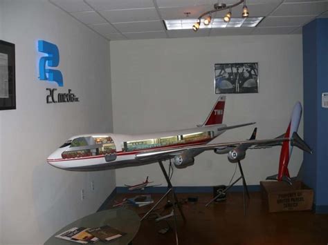 Twa Boeing 747 Cutaway Display Model Owned By Chris Sloan The