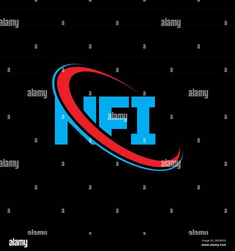 Nfi Logo Nfi Letter Nfi Letter Logo Design Initials Nfi Logo Linked With Circle And Uppercase