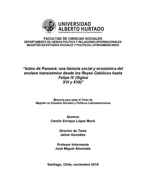 Historia De Panamá Pdf Capitalismo Panamá