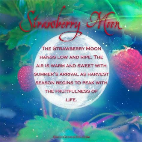 Pin By Lea Burns On All About The Moon Strawberry Moons Full