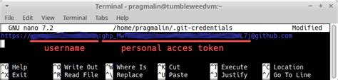 create and store your github personal access token pragmaticlinux