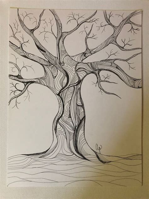 Drawing And Painting Trees Light And Shadow In An Autumn Landscape Artofit