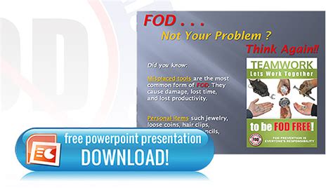 Free Fod Powerpoint Presentations Fod Prevention Foreign Object