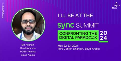 Mir Alikhan On Linkedin Syncsummit2024 Digitalwellbeing Syncithra