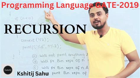 Recursion C Programming Gate Youtube