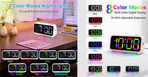 Amazon Coupon LED Light Digital Alarm Clock Large Display