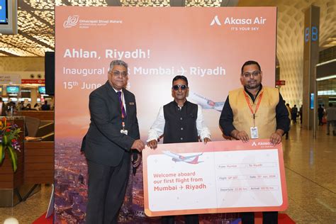 Akasa Air Expands Global Footprint Inaugural Flight Takes Off From