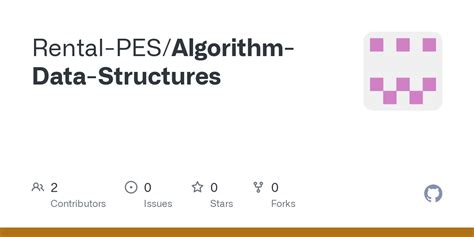 Github Rental Pesalgorithm Data Structures