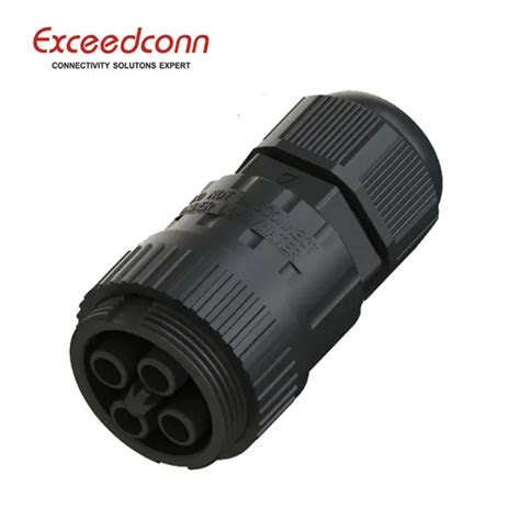 Ip68 Waterproof 4 Pin Female Cable Terminal Circular Pcb Wire Connector Auto Connector And