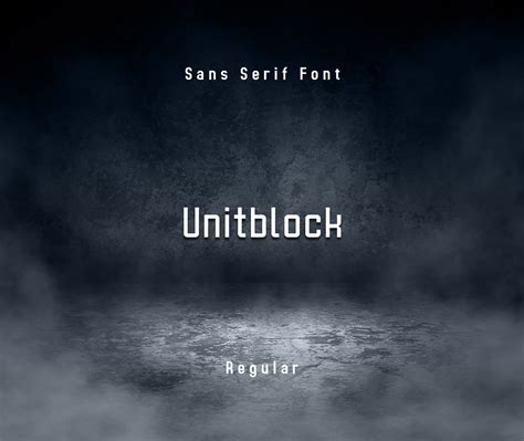 Unitblock Font Graphic Guru