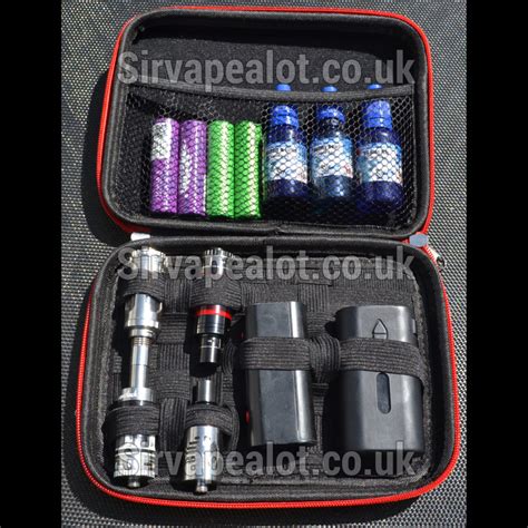 Medium Vape Case Carry Case Premium Uk E Liquid Diy Liquid Rda Coils Drip Tips Battery