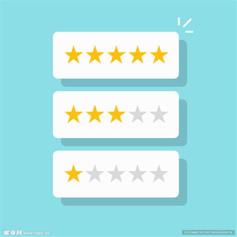 矢量评分设计图 其他 动漫动画 设计图库 昵图网