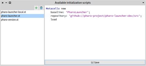 Create Images Pharo Launcher Documentation