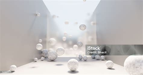 3d 렌더링 반투명 유리의 배경에 유리 공이있는 밝은 방의 추상적 인 이미지 0명에 대한 스톡 사진 및 기타 이미지 0명 3차원 형태 Performing Arts