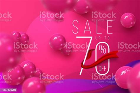 기하학적 배경의 판매 배너 최소 템플릿 디자인 최대 70 할인 된 큰 판매 슈퍼 세일 시즌 종료 특별 제공 배너 벡터 그림입니다 개성 개념에 대한 스톡 벡터 아트 및 기타