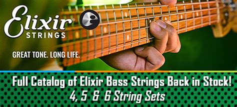 Elixir Bass Strings Full Catalog Back In Stock Page 1 Strings And Beyond