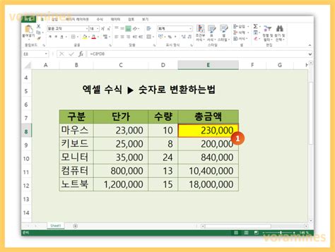 엑셀 수식 숫자로 변환하는 방법 네이버 블로그 엑셀 수식 숫자로 변환하는 방법 네이버 블로그