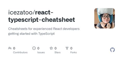 Github Icezatooreact Typescript Cheatsheet Cheatsheets For