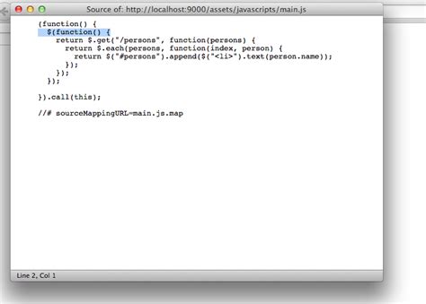 Javascript How To Get The Coffeescript Working In Play Framework 23