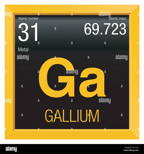 Gallium Symbol Hi Res Stock Photography And Images Alamy