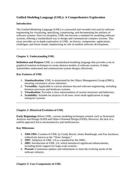 Unified Modeling Language Pdf Unified Modeling Language