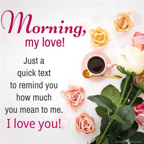 120 Good Morning Love Wishes And Messages
