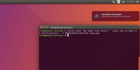 How To Get Desktop Notifications From The Linux Command Line Make Tech Easier